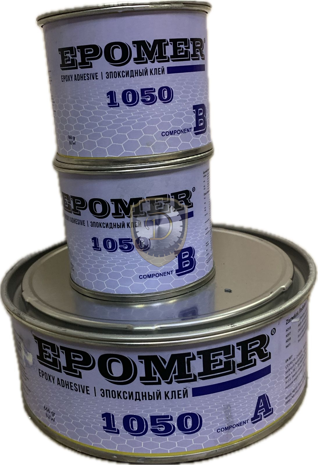 EPOMER 1050 эпоксидный клей прозрачный(А 0,666+В 0,166 2шт)